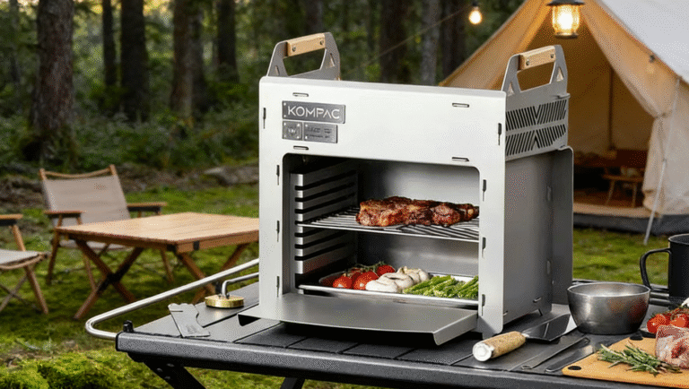 Camping Essential: KompacGrill Makes Every Outdoor Dinner a Delight ...